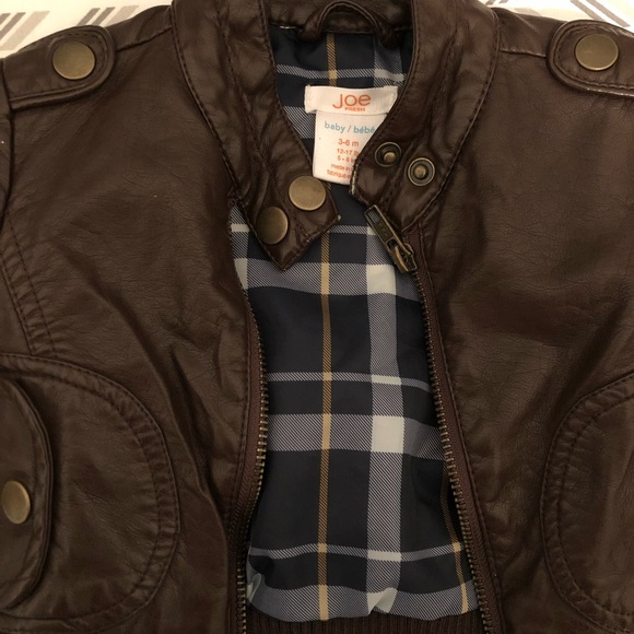 Joe Fresh | Jackets & Coats | 36 Month Joe Fresh Leather Jacket | Poshmark
